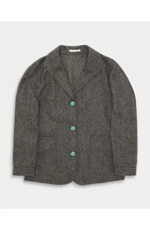 FORTELA Scotland Pure Wool Jacket - Fog Grey