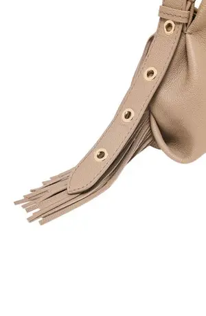 Maje Grained Leather Mini Miss M Bag