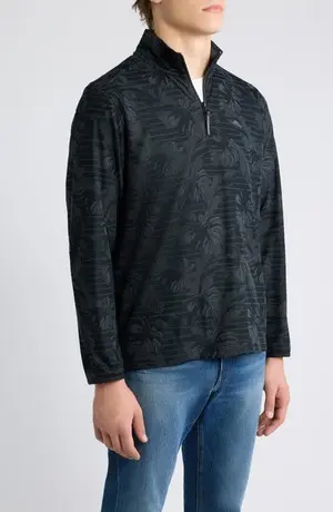 Tommy Bahama Jungle Tides Half Zip Pullover