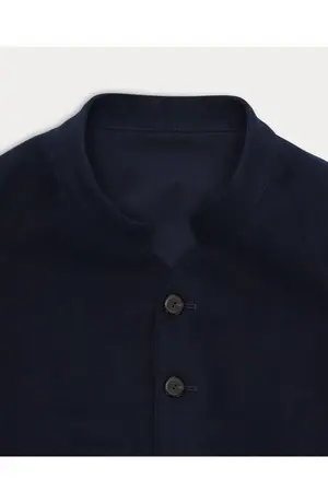 FORTELA Yankee Single-breasted Moleskin Jacket - Blue