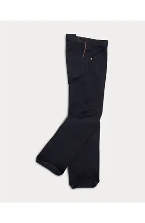 FORTELA Mcqueen Herringbone Cotton Trousers - Blue
