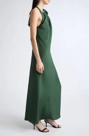 Altuzarra Crawford Draped Silk Dress