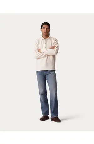FORTELA Columbia Fleece Jersey Polo - Blue