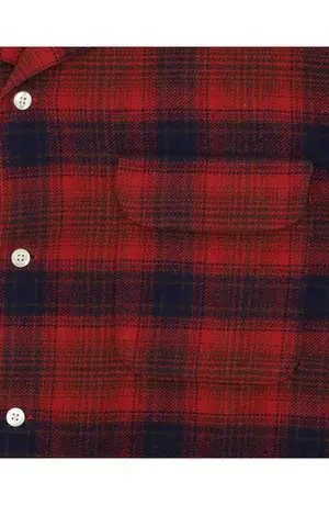 FORTELA Baker Checked Cotton Bowling Shirt