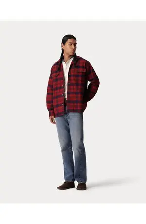 FORTELA Baker Checked Cotton Bowling Shirt