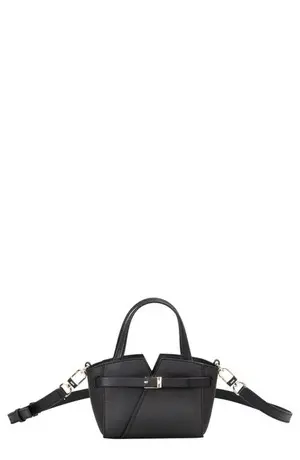 BOSS Revers Mini Leather Tote Black