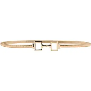 Mango Metallic Chain Belt - Gold