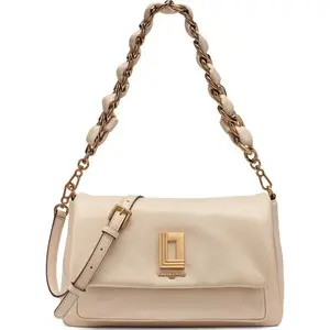 Karl Lagerfeld Paris Lafayette Deconstructed Shoulder Bag With Chain - Brie