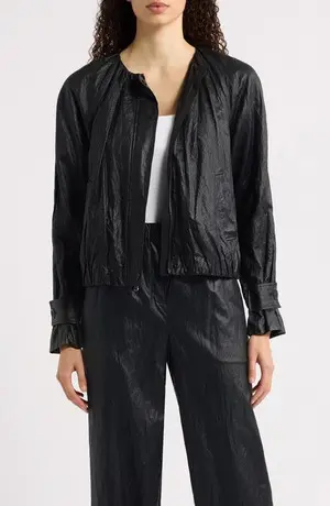 Kobi Halperin Daryn Faux Leather Jacket - Black