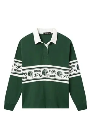 Junk Food Green Bay Packers Graphic Rugby Shirt