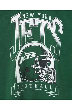 Junk Food New York Jets Graphic Cropped T-shirt