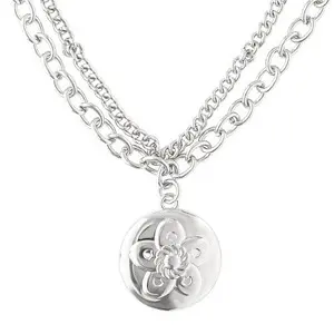 K-POP DEMON HUNTERS Kpop Demon Hunters Lotus Flower Layered Necklace Official License