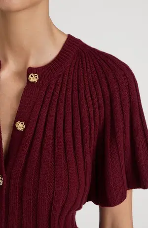 FRAME The Flutter Wool & Cashmere Cardigan