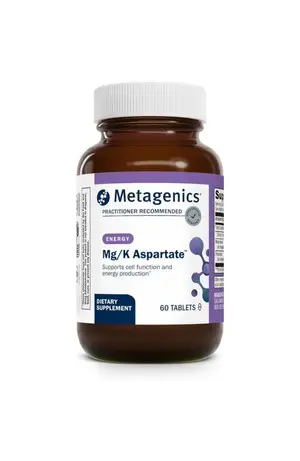 METAGENICS Mg/k Aspartate Potassium Magnesium Electrolyte Supplement 60 Tablets