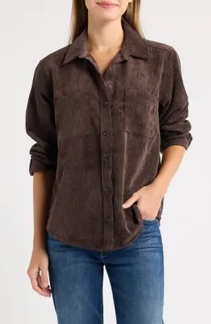 BEACHLUNCHLOUNGE Denver Corduroy Shirtjacket - Java