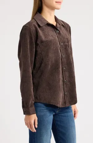 BEACHLUNCHLOUNGE Denver Corduroy Shirtjacket - Java