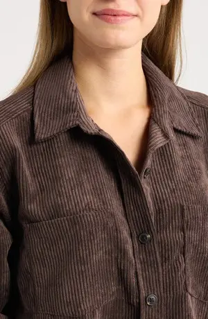 BEACHLUNCHLOUNGE Denver Corduroy Shirtjacket - Java