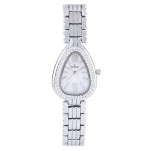 PEUGEOT Snakehead Bracelet Watch Pyramid Studded Bezel- 25mm - Silver