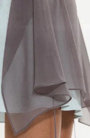 Mango Overlay Layered Dress