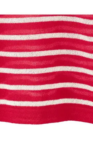 Mango Striped Crewneck Sweater