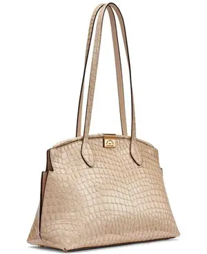 Karl Lagerfeld Paris Emi Croco Satchel