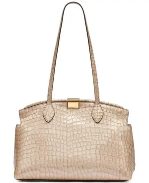 Karl Lagerfeld Paris Emi Croco Satchel