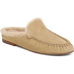 Vince Tevin Genuine Shearling Mule - Wheat