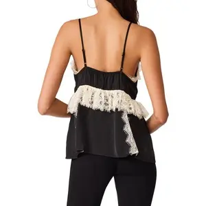 Steve Madden Victoire Lace Camisole - Black