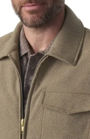 Joe's Jeans Wool Blend Zip Jacket