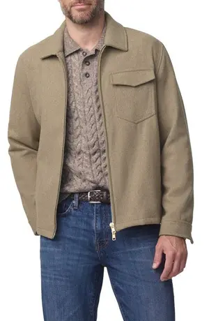 Joe's Jeans Wool Blend Zip Jacket