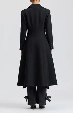 Avec Les Filles Fit And Flare Tailored Coat