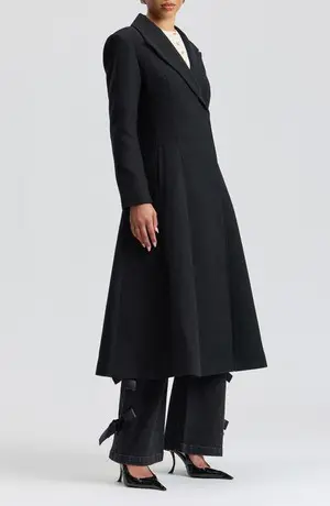 Avec Les Filles Fit And Flare Tailored Coat