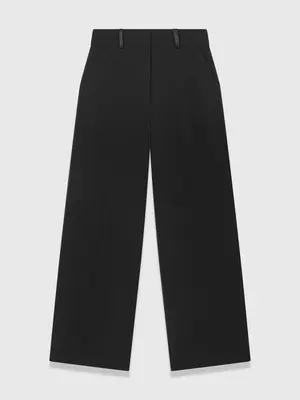 The Fold Clever Crepe Adelaide Cropped Trousers
