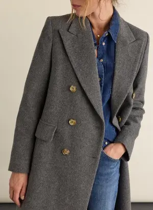 Baukjen Kennedy Wool Blend Tailored Coat