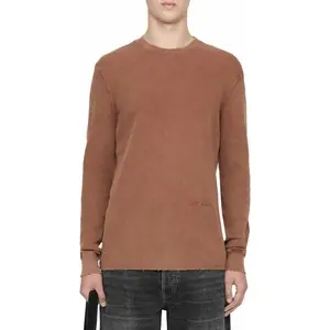 ALLSAINTS Raine Waffle Knit Long Sleeve T-shirt