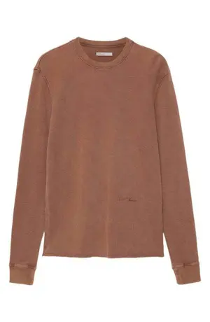ALLSAINTS Raine Waffle Knit Long Sleeve T-shirt