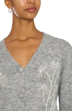 Vince Camuto Embroidered Cardigan