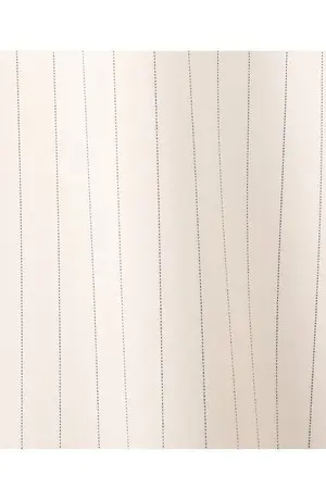 Mango Low Waist Straight Pinstripe Trousers