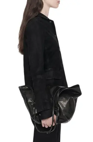 ALLSAINTS Surveya Leather Blazer