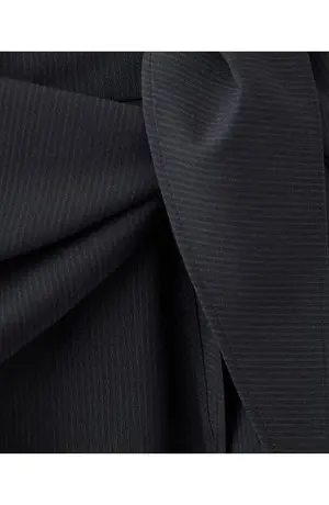 Mango Pinstripe Bandana Straight Leg Pants