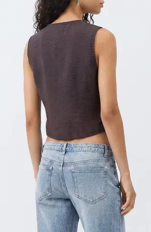 Mango Straight Vest
