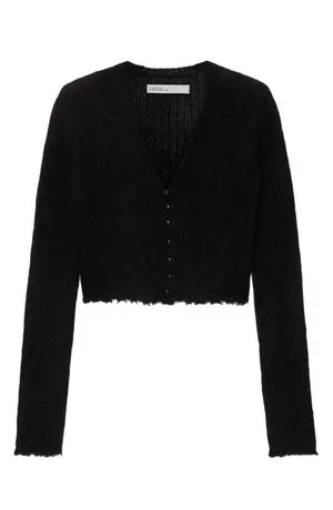 ALLSAINTS Mabel Cropped Cardigan - Black
