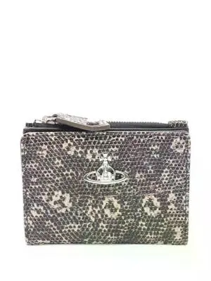 VIVIENNE WESTWOOD 2020s Orb-motif Bi-fold Wallet - Grey