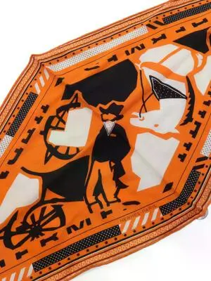 Hermès 2020s Puzzle Losange Scarf