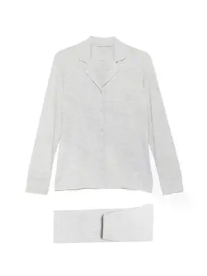SKIMS Button-up Pajamas - Grey