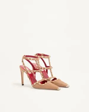 Valentino Garavani Rockstud Suede Pumps 100mm