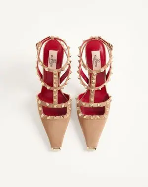 Valentino Garavani Rockstud Suede Pumps 100mm