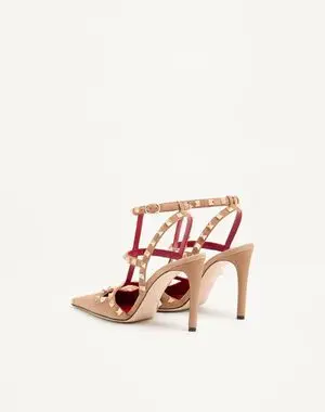 Valentino Garavani Rockstud Suede Pumps 100mm