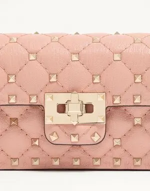 Valentino Garavani Rockstud Spike Small Shoulder Bag In Kidskin - Phard