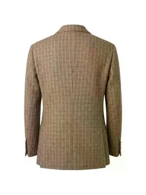 DANIELE ALESSANDRINI Houndstooth Single-breasted Blazer
